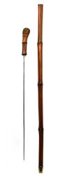Bamboo Sword Stick - Swordsticks | swagger sticks | Canes | Walking ...