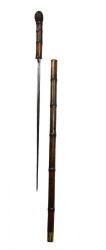 Bamboo Dark Stick - Swordsticks | swagger sticks | Canes | Walking ...