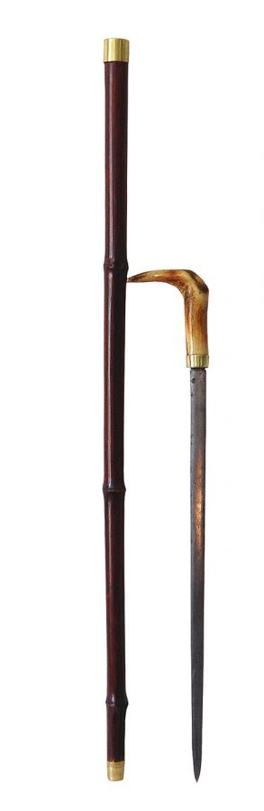 Sword Stick with Antler Handle - Swordsticks | swagger sticks | Canes ...