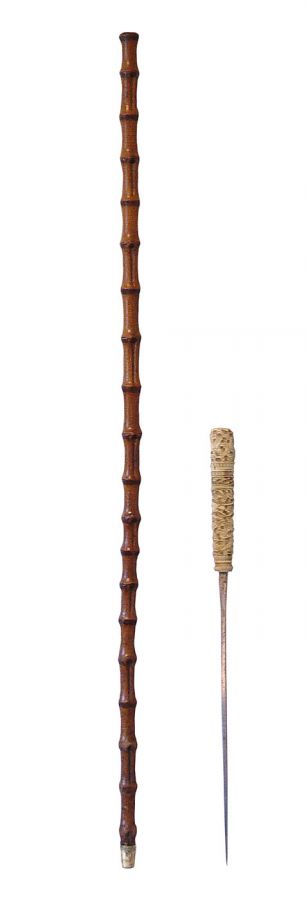 Sword Stick, (Dagger Stick), Carved Bone Handle - Swordsticks | swagger ...