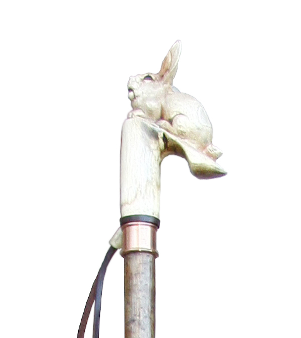 Carved Wood Stick, Rabbit Head - Swordsticks | swagger sticks | Canes ...